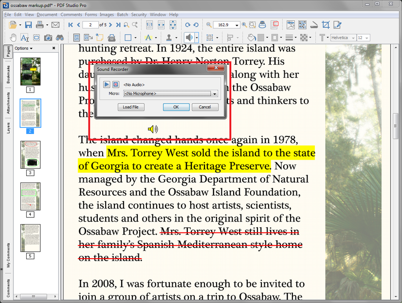 Audio Comments - Qoppa Software - Java PDF Library and Tools Audio Comments - Qoppa Software - Java PDF Library and Tools