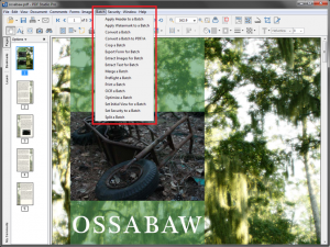 Batch Menu - Qoppa Software - Java PDF Library and Tools