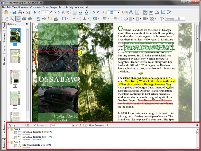 Comments Pane - Qoppa Software - Java PDF Library and Tools Comments Pane - Qoppa Software - Java PDF Library and Tools