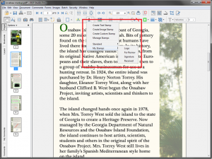 Stamp Quick Menu - Qoppa Software - Java PDF Library and Tools