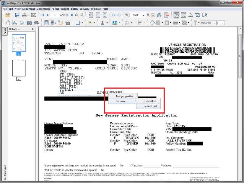 Text Redaction - Qoppa Software - Java PDF Library and Tools Text Redaction - Qoppa Software - Java PDF Library and Tools